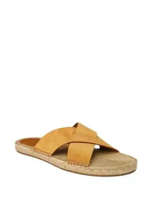 Zegna Cross-strap Espadrille Sandals - Brown