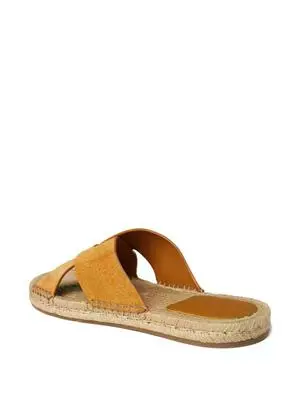 Zegna Cross-strap Espadrille Sandals - Brown