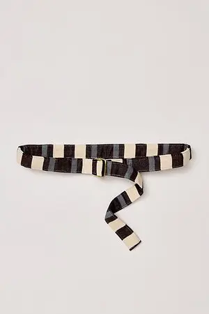 MERCADO GLOBAL Celeste Woven Belt - Macchiato