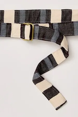 MERCADO GLOBAL Celeste Woven Belt - Macchiato