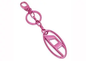 DIESEL® Holi C Logo Keyring - Pink
