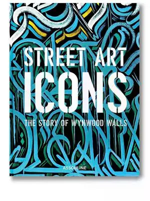 Assouline Street Art Icons: The Story Of Wynwood Walls Hardcover Book - Blue
