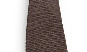 Clare V. Webbing Shoulder Strap - Mocha Wide Cotton Webbing