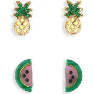 Baublebar Pick Of The Tropics Stud Earrings Set - Gold