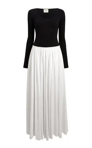 Khaite Pleated Evening Dresses