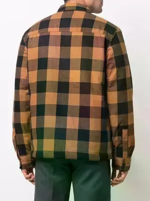 Dickies Plaid Check Print Jacket - Brown