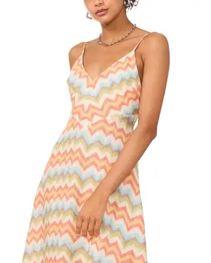 1.State Chevron Maxi Dress
