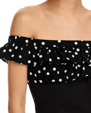 FORE Polka Dot Top