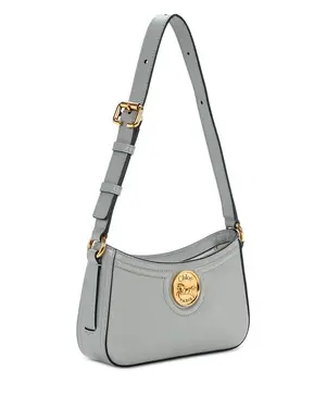 Chloé Medallion Mini Leather Shoulder Bag - Bluish Green