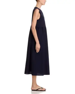 Eileen Fisher Mixed Media Midi Dress