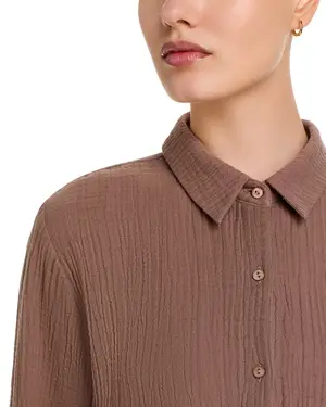 Eileen Fisher Classic Collar Easy Shirt