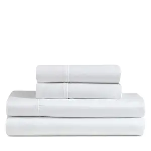 Calvin Klein Rekoop Sateen Sheet Set, Queen - White