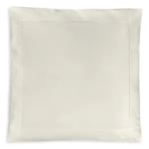 DEA LUXURY LINENS Matera Jacquard Euro Sham - Ivory