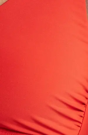Bondi Born Verona Notched Bikini Top - Rosso