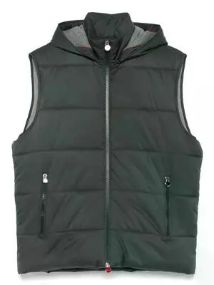 Kiton Hooded Vests For Men