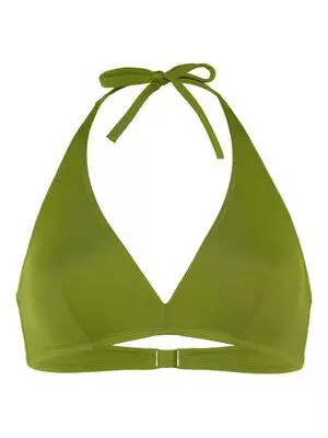 ERES Gang Tie-back Triangle Bikini Top - Green