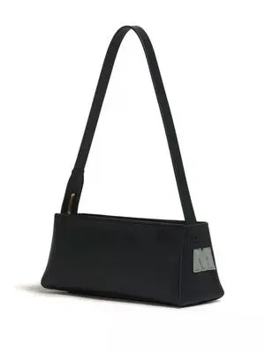 Marni Leather Bag With Puffy Logo - Black