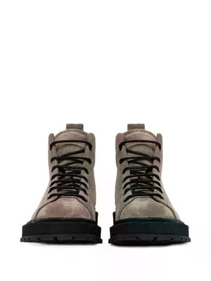 BUTTERO® Suede Lace-up Ankle Boots - Neutrals