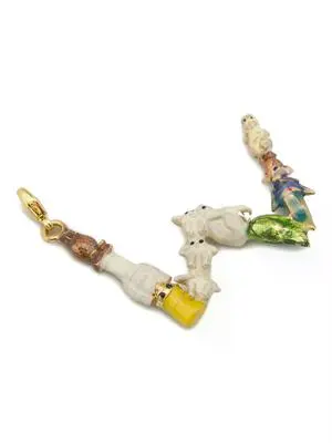 Marni Alphabet "w" Charm With Iconic Motifs