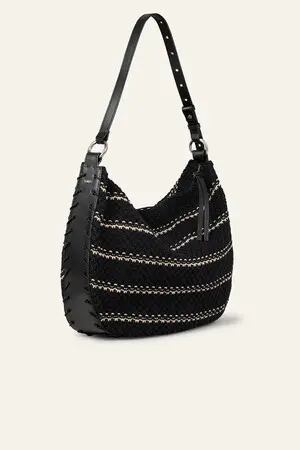 Ba&sh Arya Large Shoulder Bag - Black