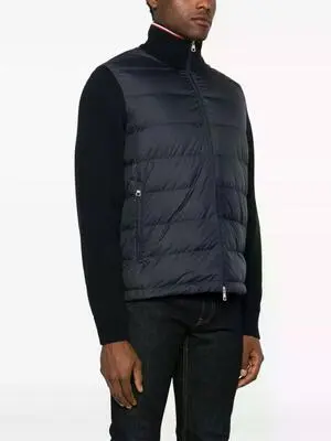 Moncler Zip-up Padded Jacket - Blue