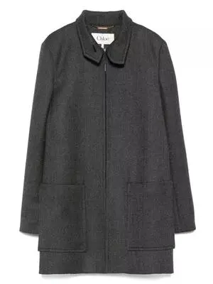 Chloé Oversized Zip-up Coat