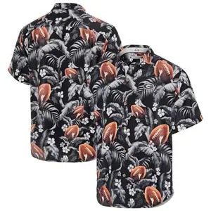 Tommy Bahama Georgia Bulldogs Veracruz Cay First Down Blooms Button-up Shirt - Black