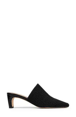 DONALD PLINER Block Heel Mule - Black