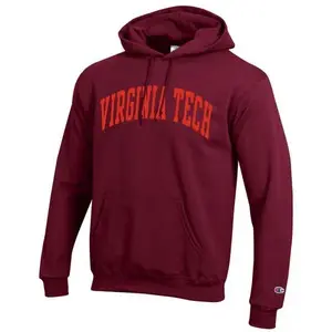 Champion Virginia Tech Hokies Basic Arch Fleece Pullover Hoodie