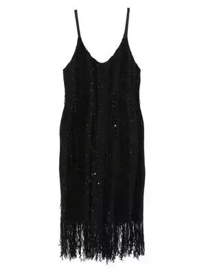 ROBERTO COLLINA Fringed Dress