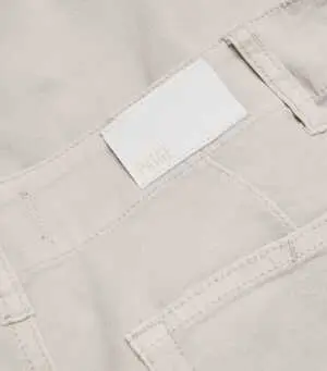 Paige High-rise Barrel-leg Jeans - Beige