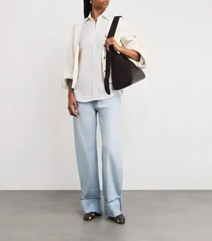 Paige High-rise Barrel-leg Jeans