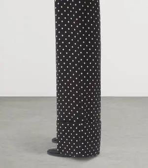 Valentino Garavani Polka-dot Trousers - Black