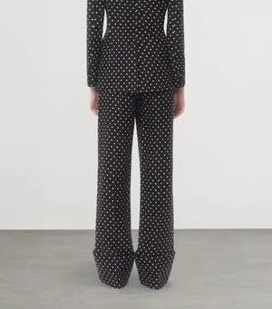 Valentino Garavani Polka-dot Trousers - Black