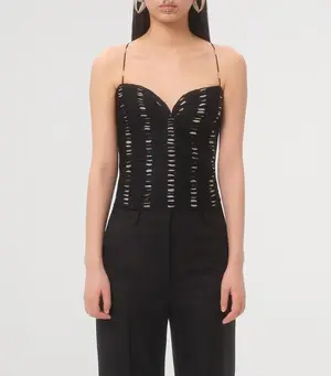 Valentino Garavani Silk Polka-dot Top
