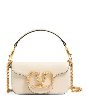 Valentino Garavani Small Locò Shoulder Bag - Ivory