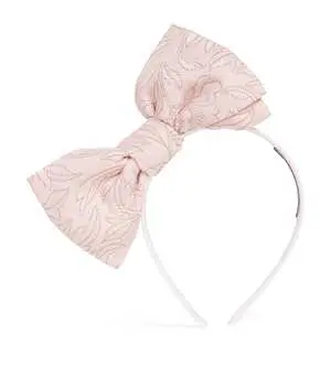 JESSIE AND JAMES Floral Jacquard Headband - Pink