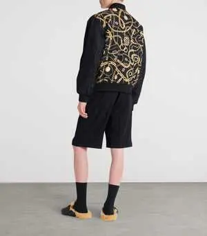 Balmain Silk Reversible Bomber Jacket