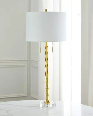 COUTURE LAMPS Bamboo 34" Table Lamp - Brass
