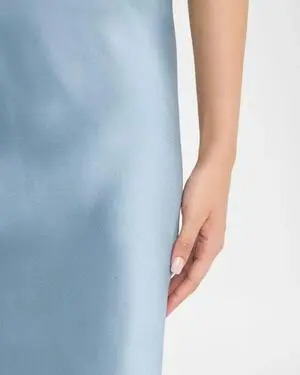 Dorothee Schumacher Bias-cut Silk Satin Midi Skirt - Malachite