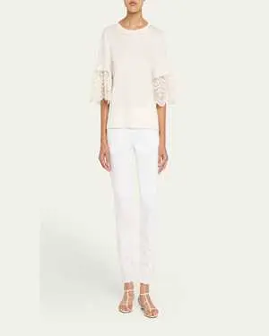 Kobi Halperin Cathy Cropped Cotton-blend Pants