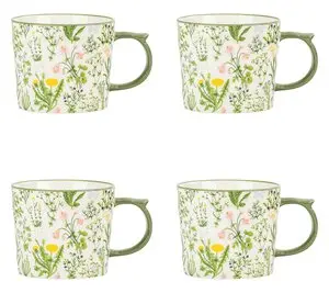 10 STRAWBERRY STREET Set Of 4 Madison Mug - One-color