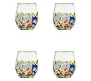 10 STRAWBERRY STREET S/4 San Lucas Mexican Glas S Stemless Wine - One-color