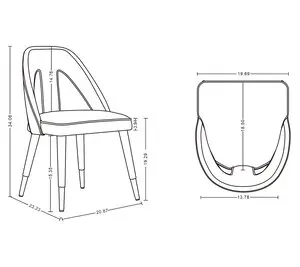 MANHATTAN COMFORT Neda Dining Chair
