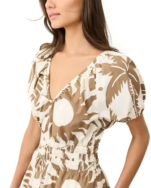 Marine Layer Emery Poplin Midi Dress