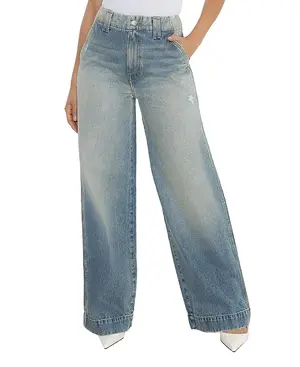 Rudes Denim Full Length Bottoms For Women