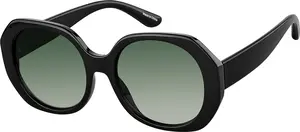 Zenni Sunglasses With Rectangle Full Rim Frame - Black
