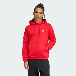 Adidas Trefoil Essentials Hoodie - Better Scarlet