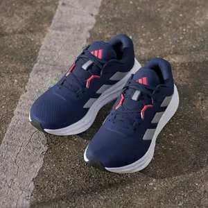 Adidas Galaxy Running Shoes - Dark Blue / Silver Metallic / Lucid Red