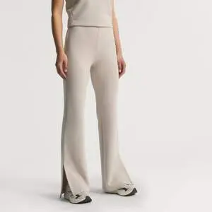 Adidas Soft Lux Flared Pants Beige
